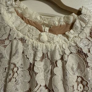 Wayf | Dresses | Nwt Wayf Lace Midi Bridal Showerengagement Dress ...